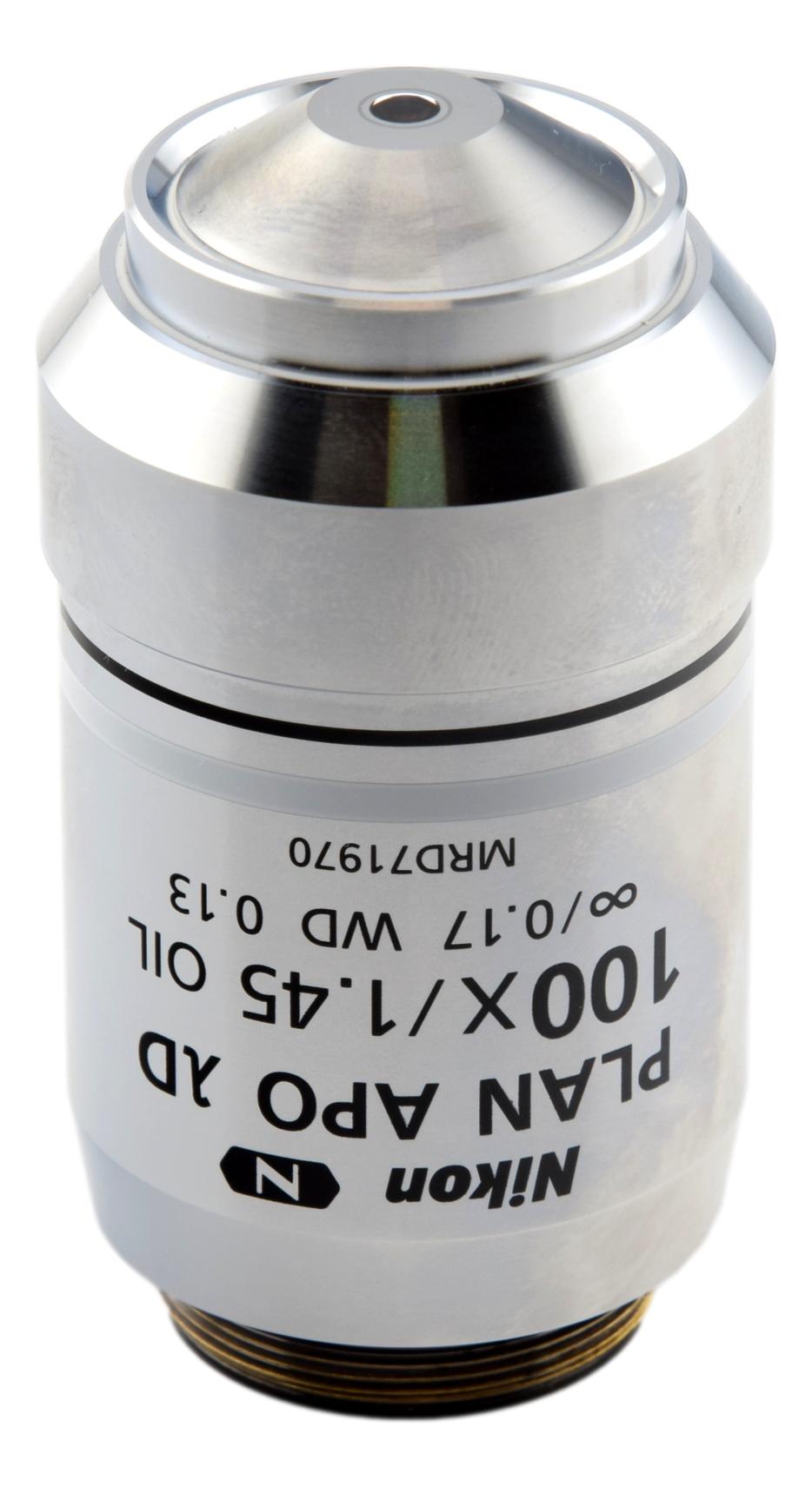 Nikon Plan APO Lambda D 100x Oil Microscope Objective – Microscope Central
