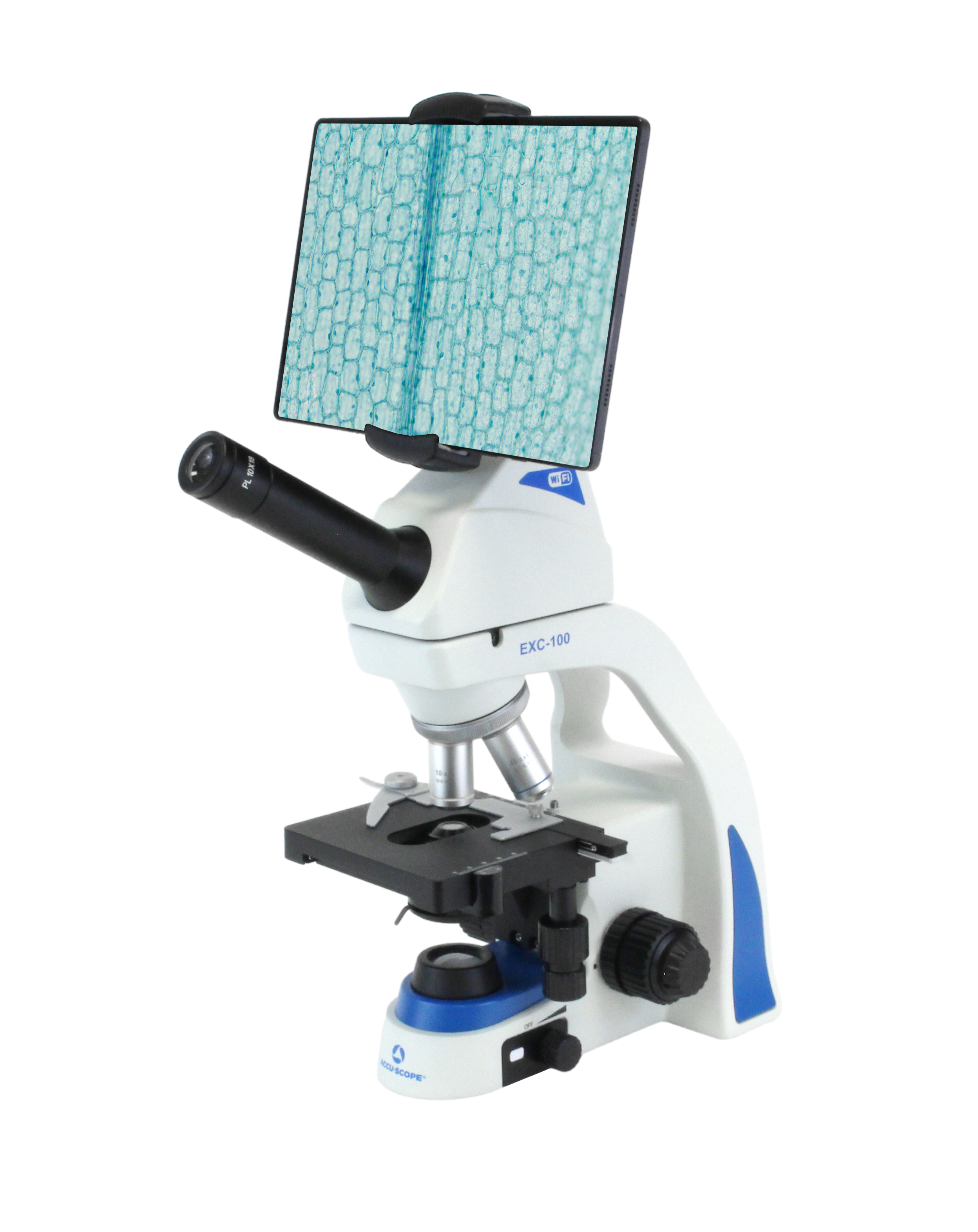 Accu-Scope EXC-100 Monocular Microscope With WiFi Camera – Microscope ...