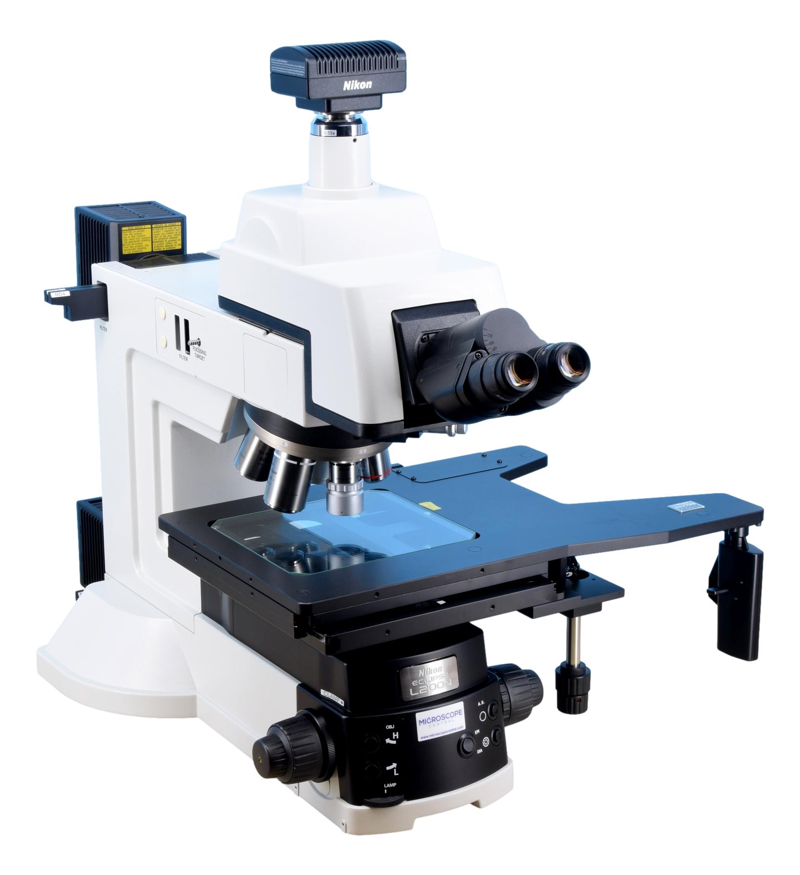 Nikon L200N Semiconductor Microscope - Brightfield, Darkfield, DIC ...