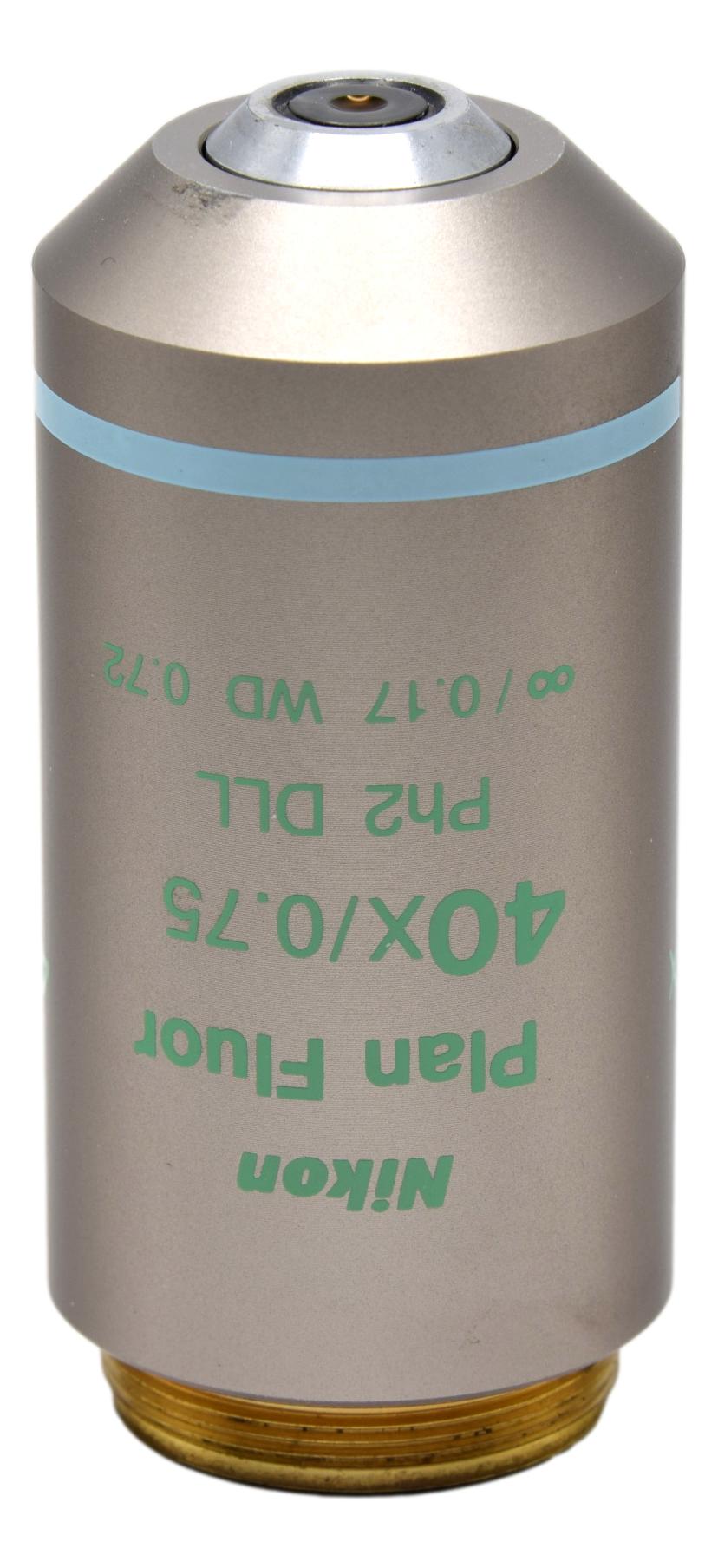 Nikon Plan Fluor 40x Ph2 DLL Phase Contrast Microscope Objective – Microscope Central