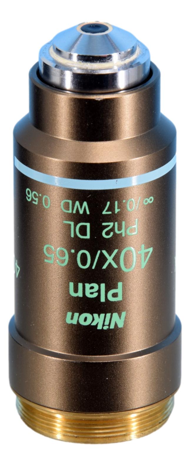 Nikon 40x Plan Phase Contrast DL Microscope Objective – Microscope Central