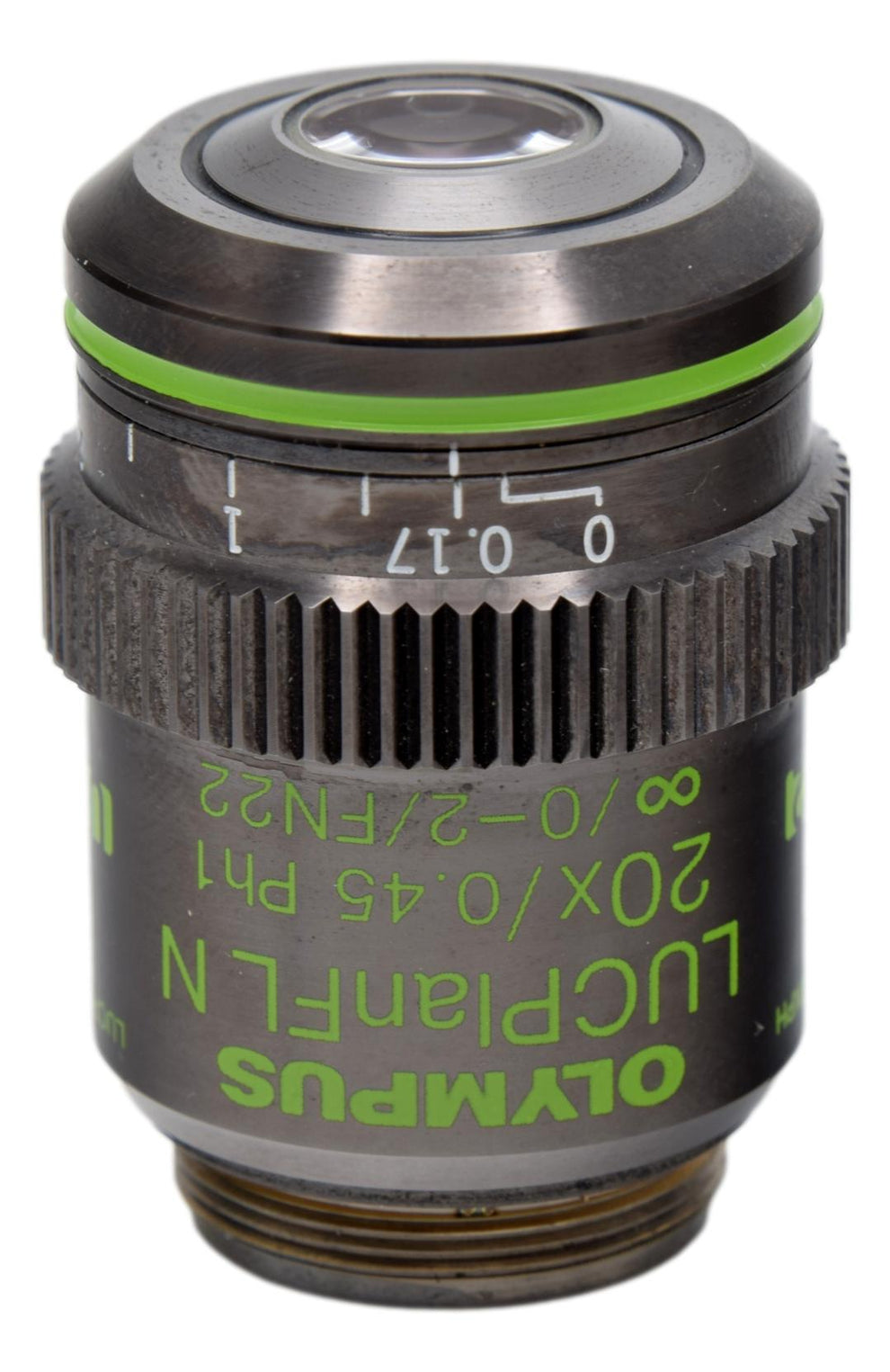 Olympus LUCPlanFL N 20x Ph1 Phase Contrast Microscope Objective ...