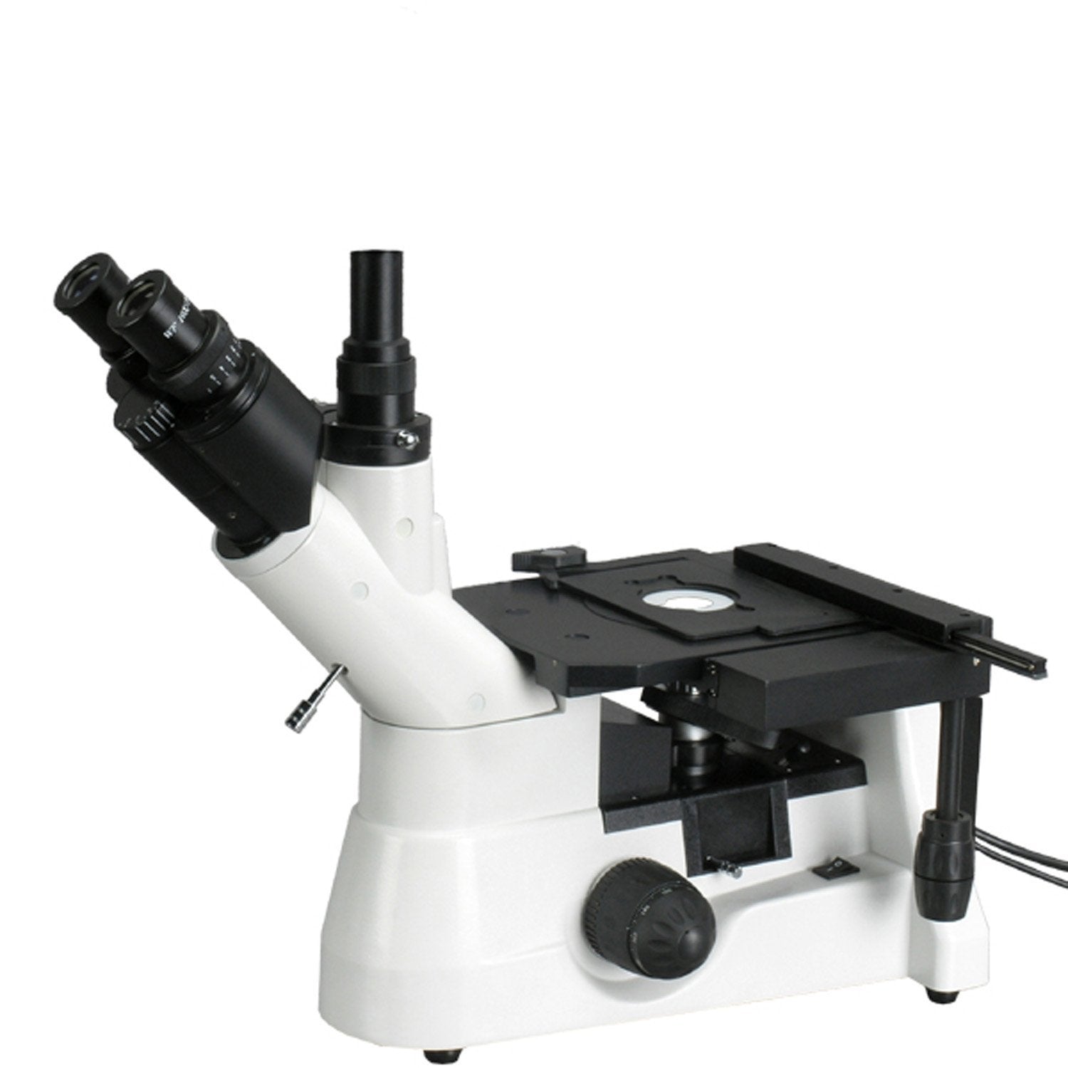 AmScope 40X-800X Super Widefield Polarizing Metallurgical Inverted Mic ...