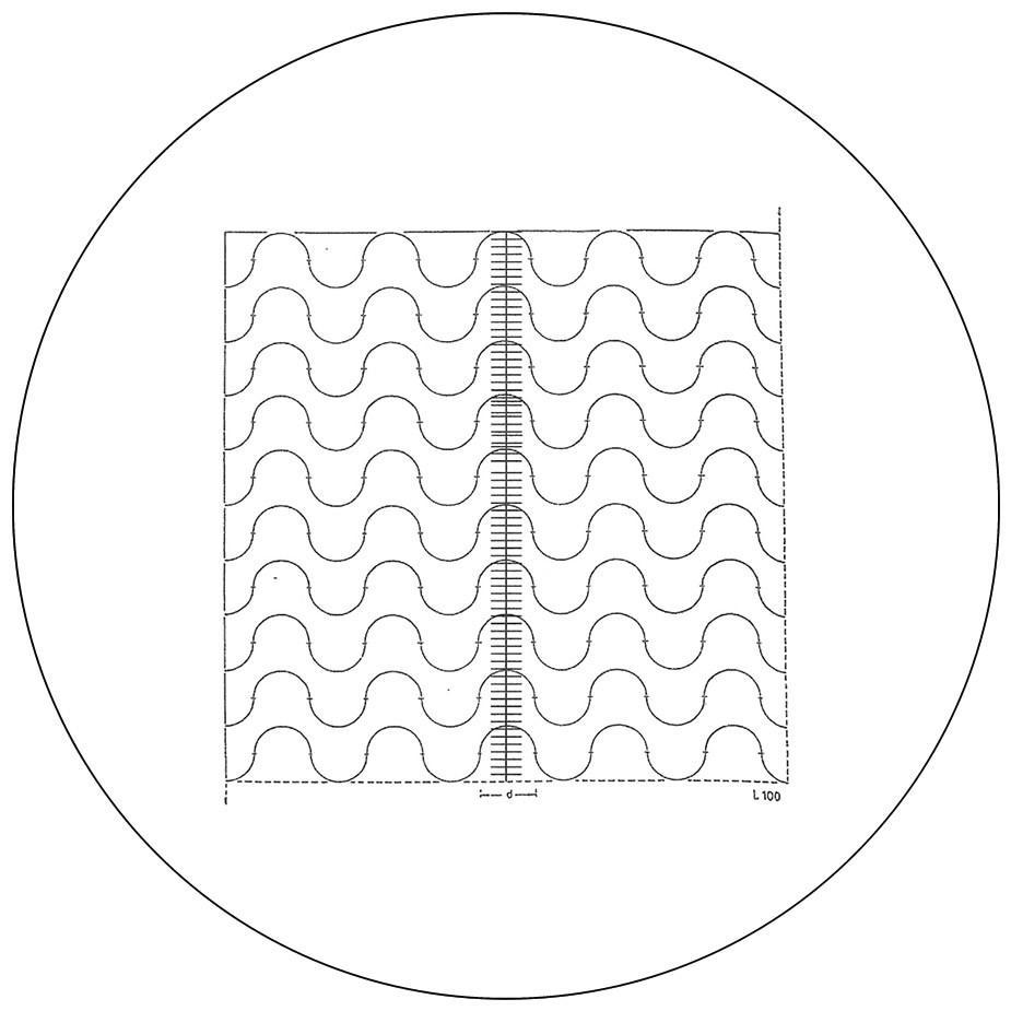 Merz Wavy Line With Scale Reticle KR-804 – Microscope Central