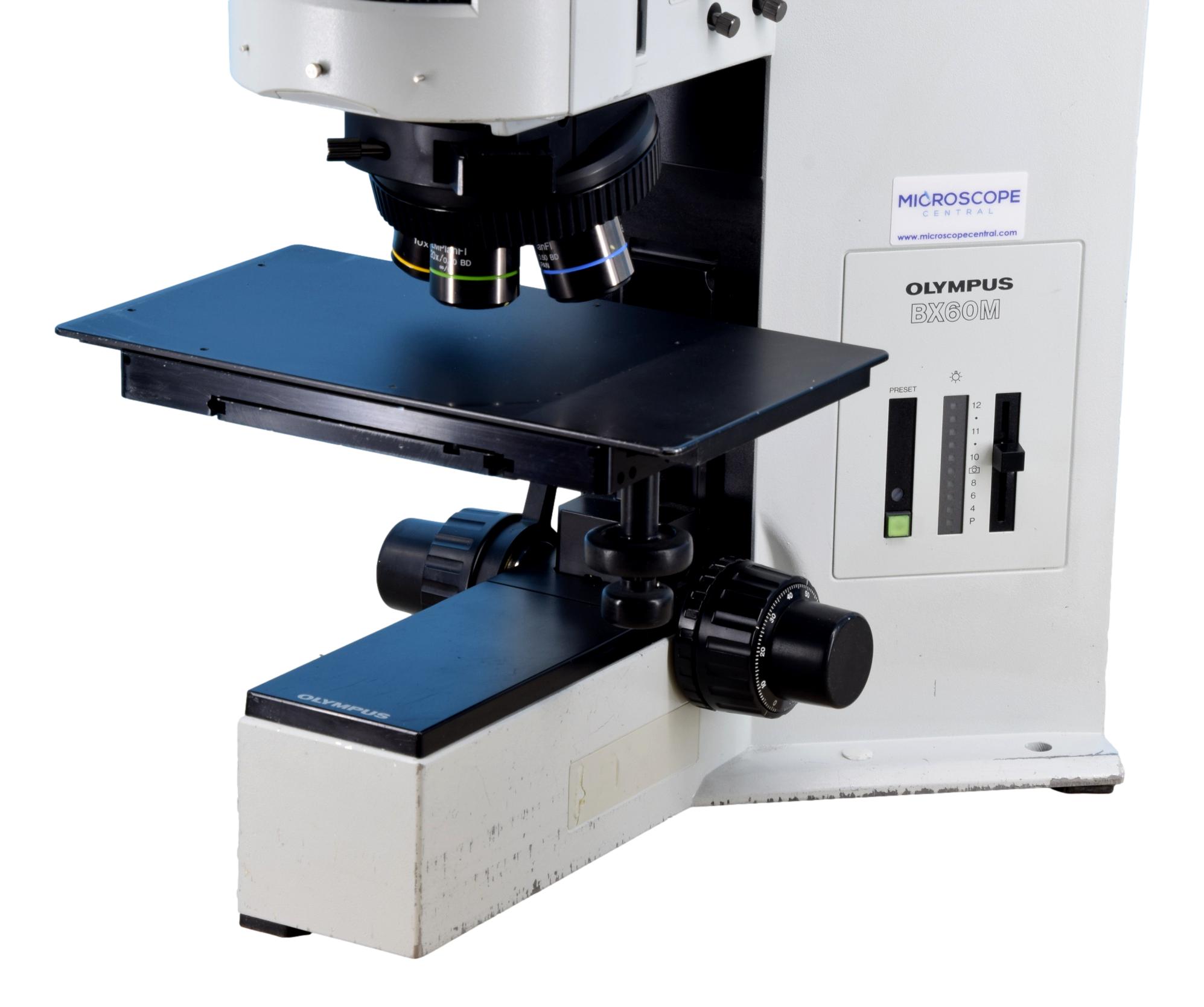 Olympus BX60M Reflected Light Brightfield & Darkfield Microscope ...