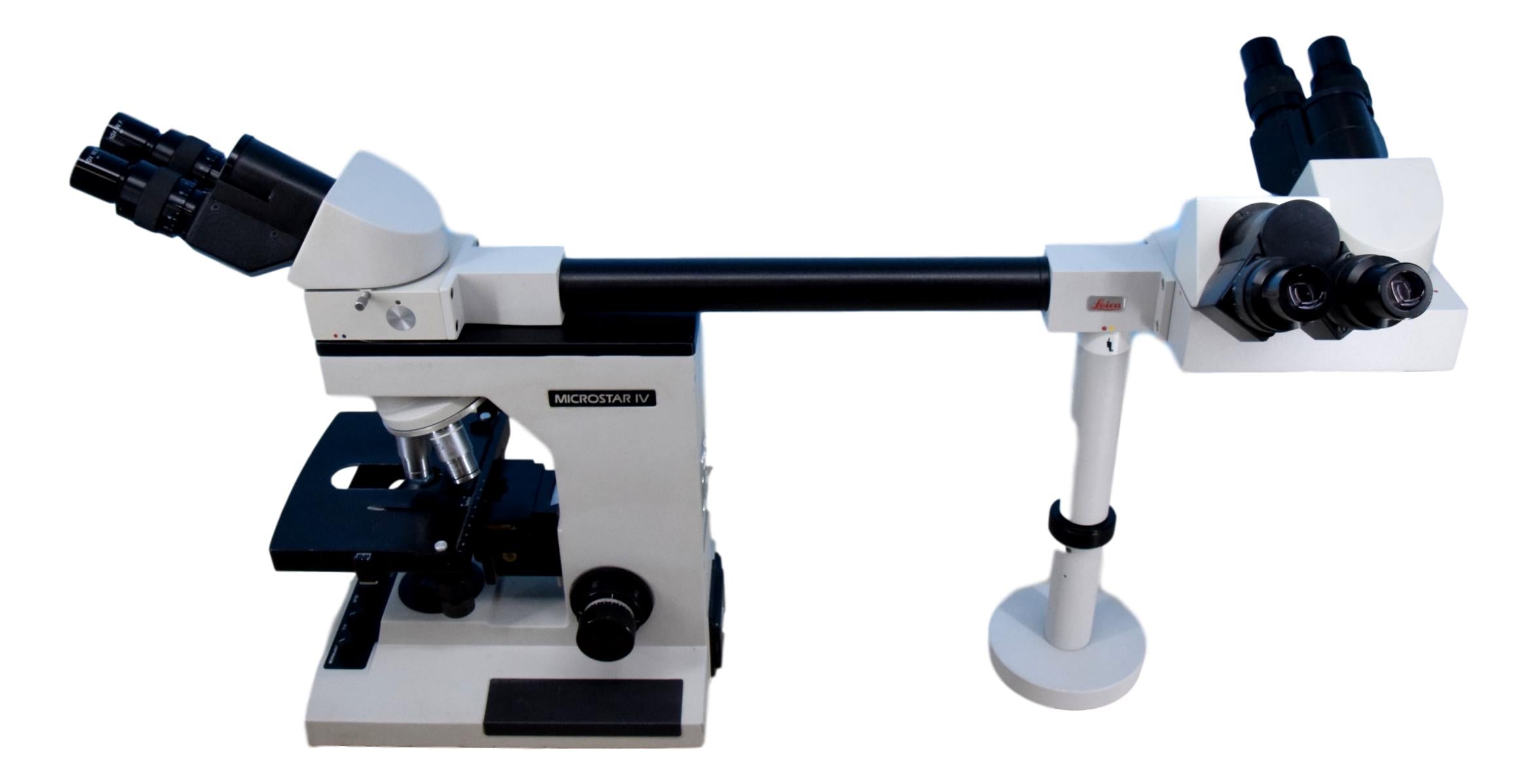 Leica / Reichert MicroStar IV Microscope | 3 Head Microscope ...
