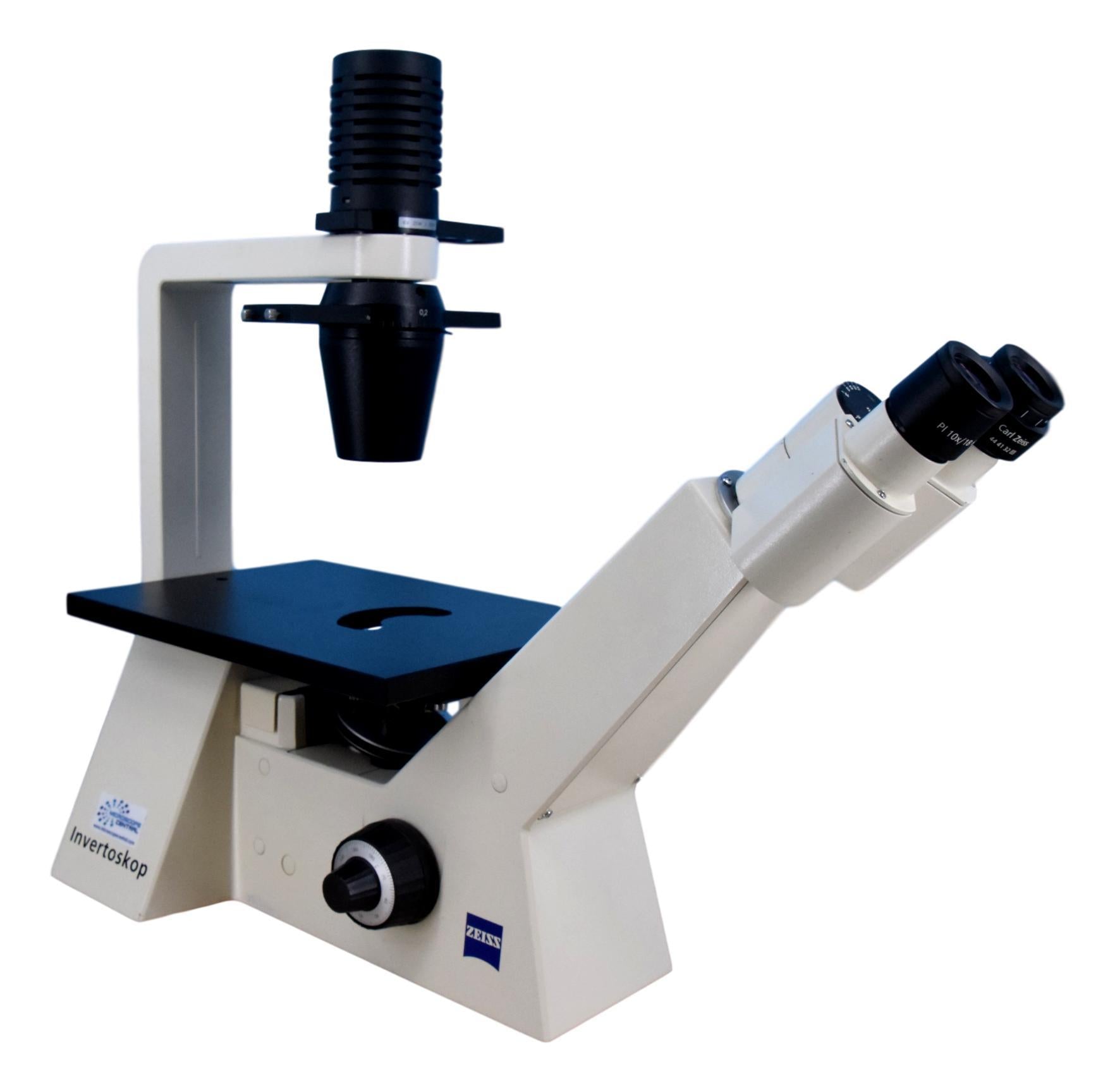 Zeiss Invertoskop Inverted Phase Contrast Microscope – Microscope Central