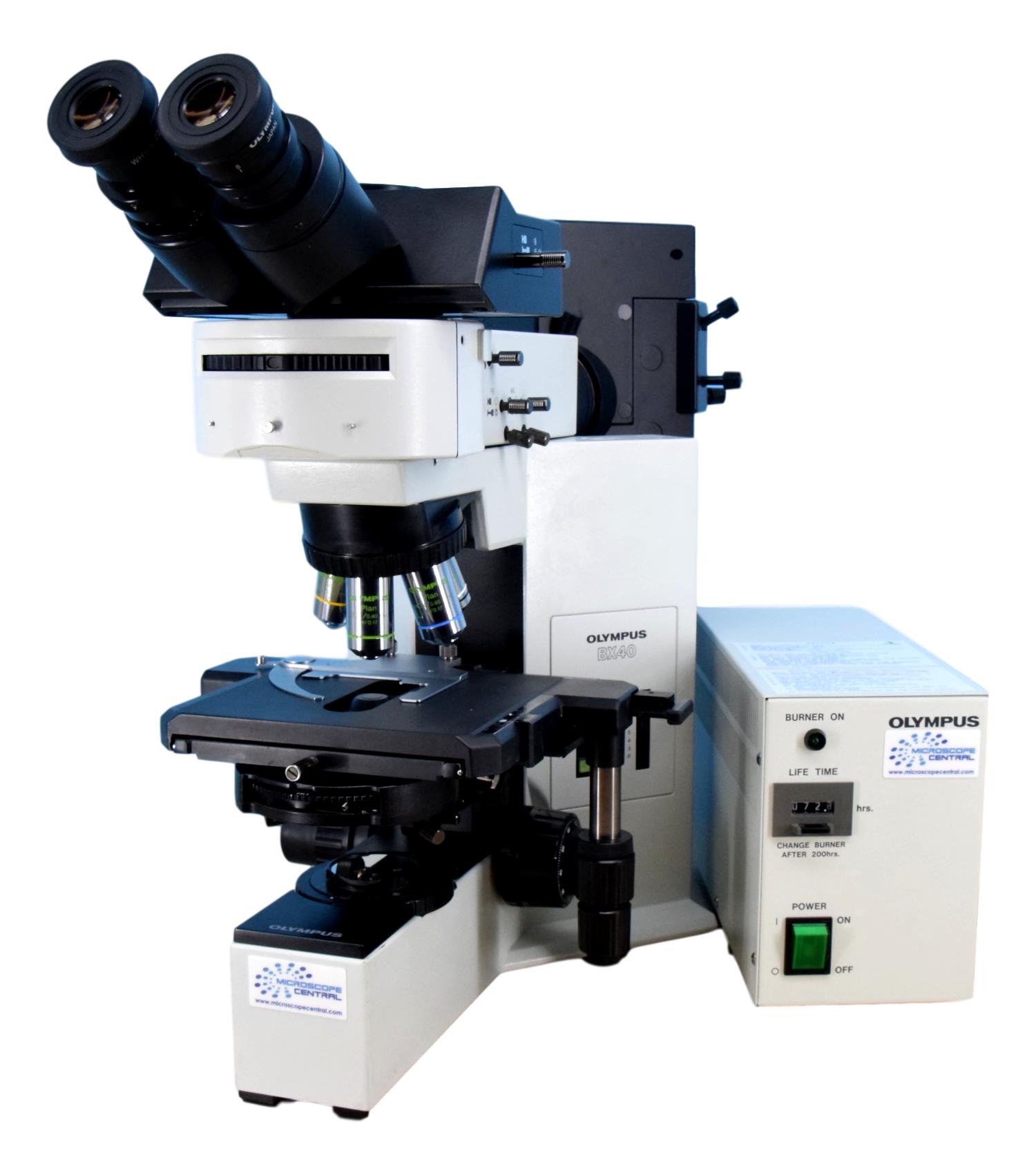 Olympus BX40 Phase Contrast Fluorescence Microscope – Microscope Central