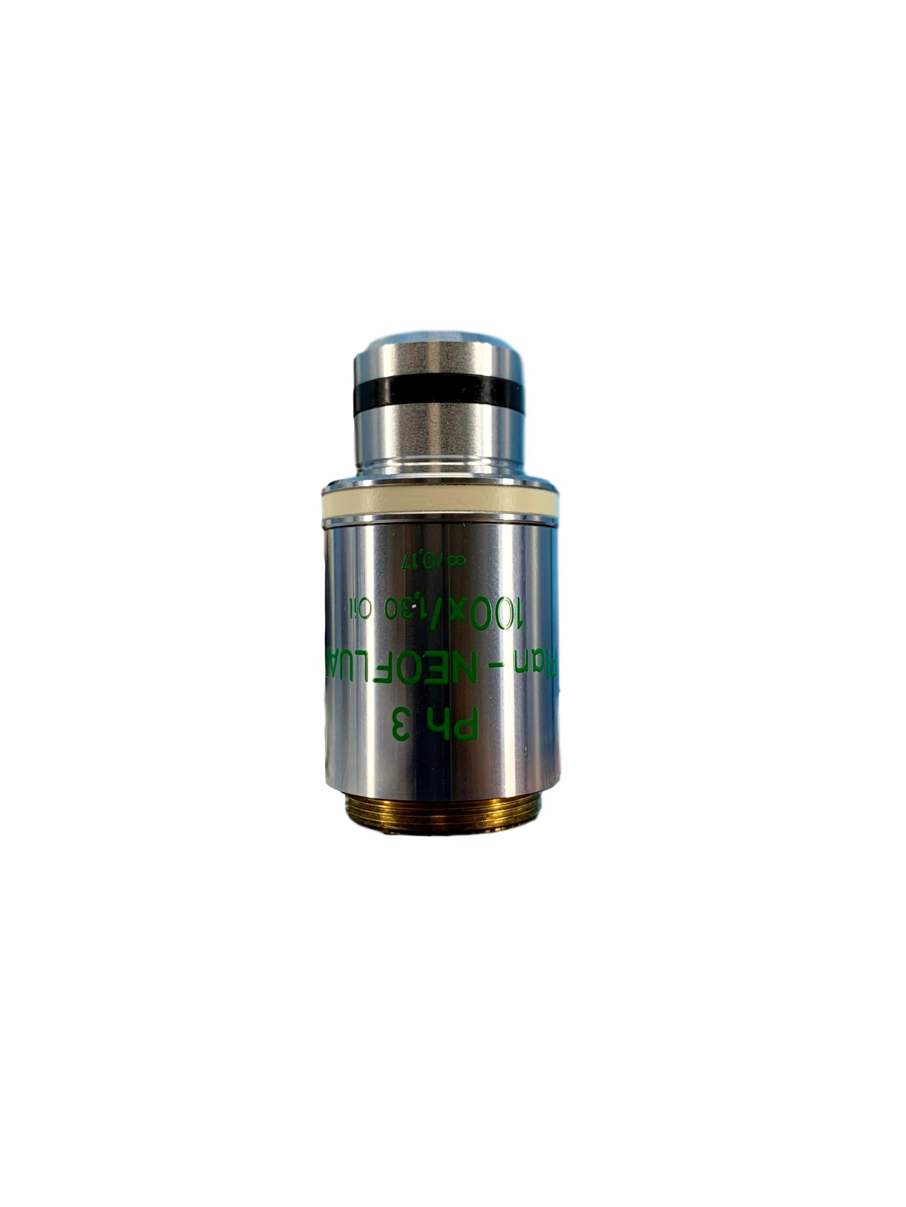 Zeiss Plan-NEOFLUAR 100x/1.30 oil Ph3 Phase Contrast Objective ...