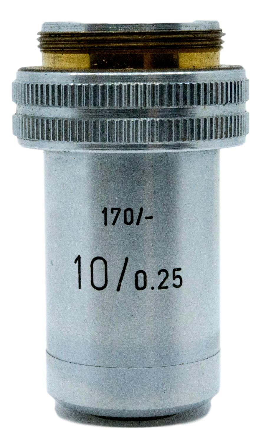 Leitz 10x Objective Tube Length 170mm – Microscope Central
