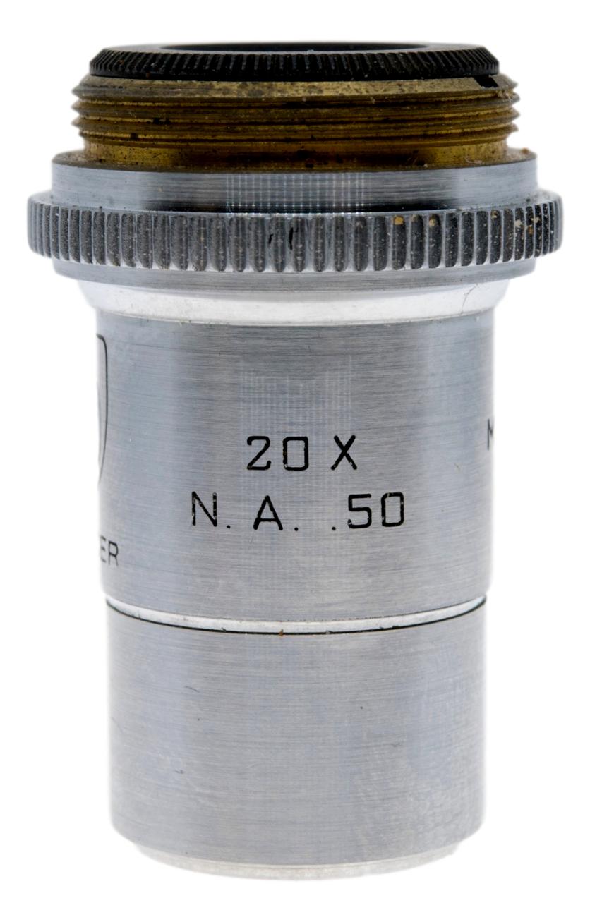 AO Spencer 20x Brightfield Phase-Contrast Objective – Microscope Central