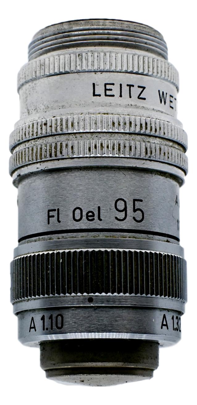 Leitz 95x FL Oel Objective With Correction Collar – Microscope Central