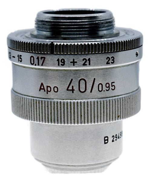 Leitz 40x APO Objective W/ Correction Collar – Microscope Central