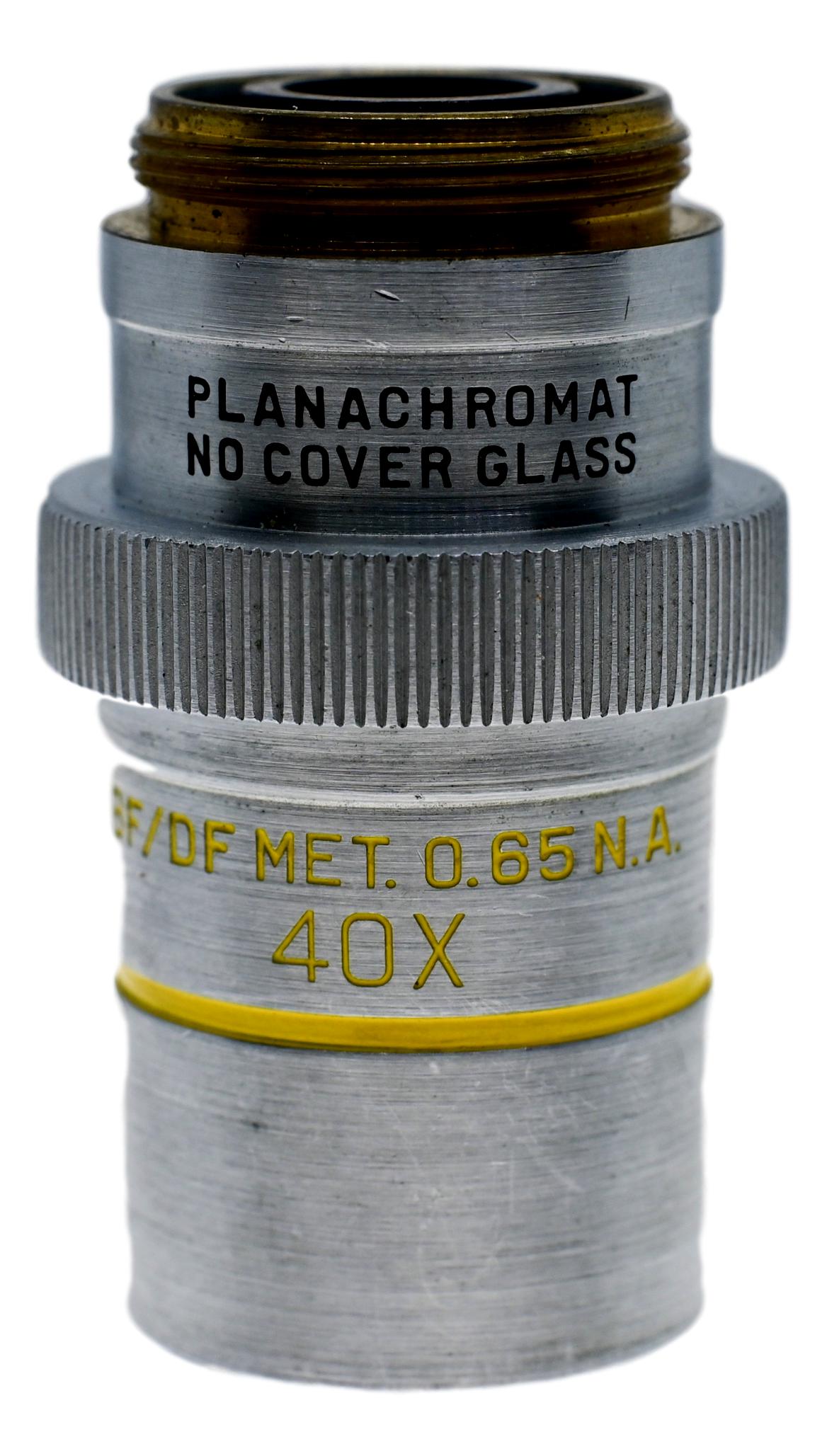 Bausch & Lomb 40x BF / DF Metallugerical PlanAchromat Objective ...