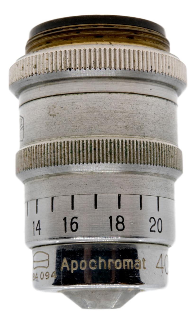 Zeiss 40x Apochromat JENA Correction-Collar Objective – Microscope Central