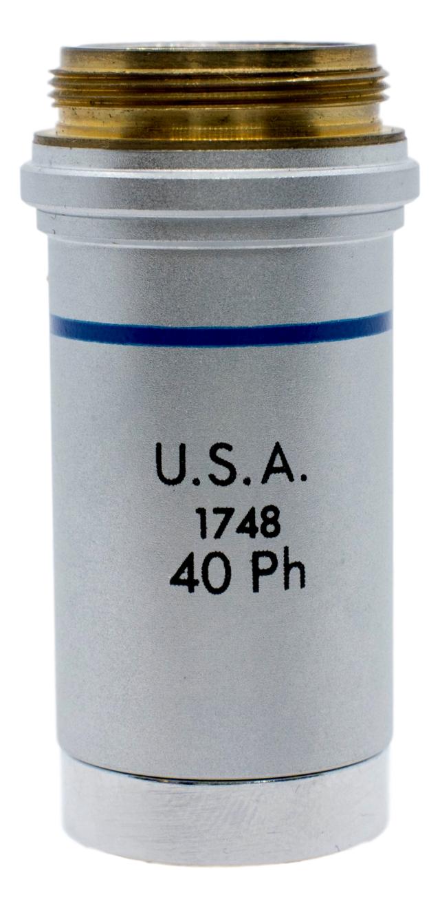 AO / Reichert / Leica Neoplan 40x Phase Objective – Microscope Central