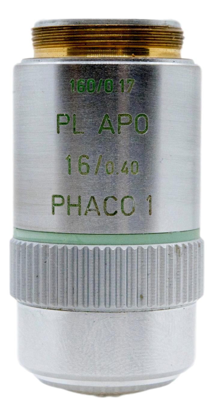 Leitz 16x PL APO Phase 1 / PHACO 1 Objective – Microscope Central