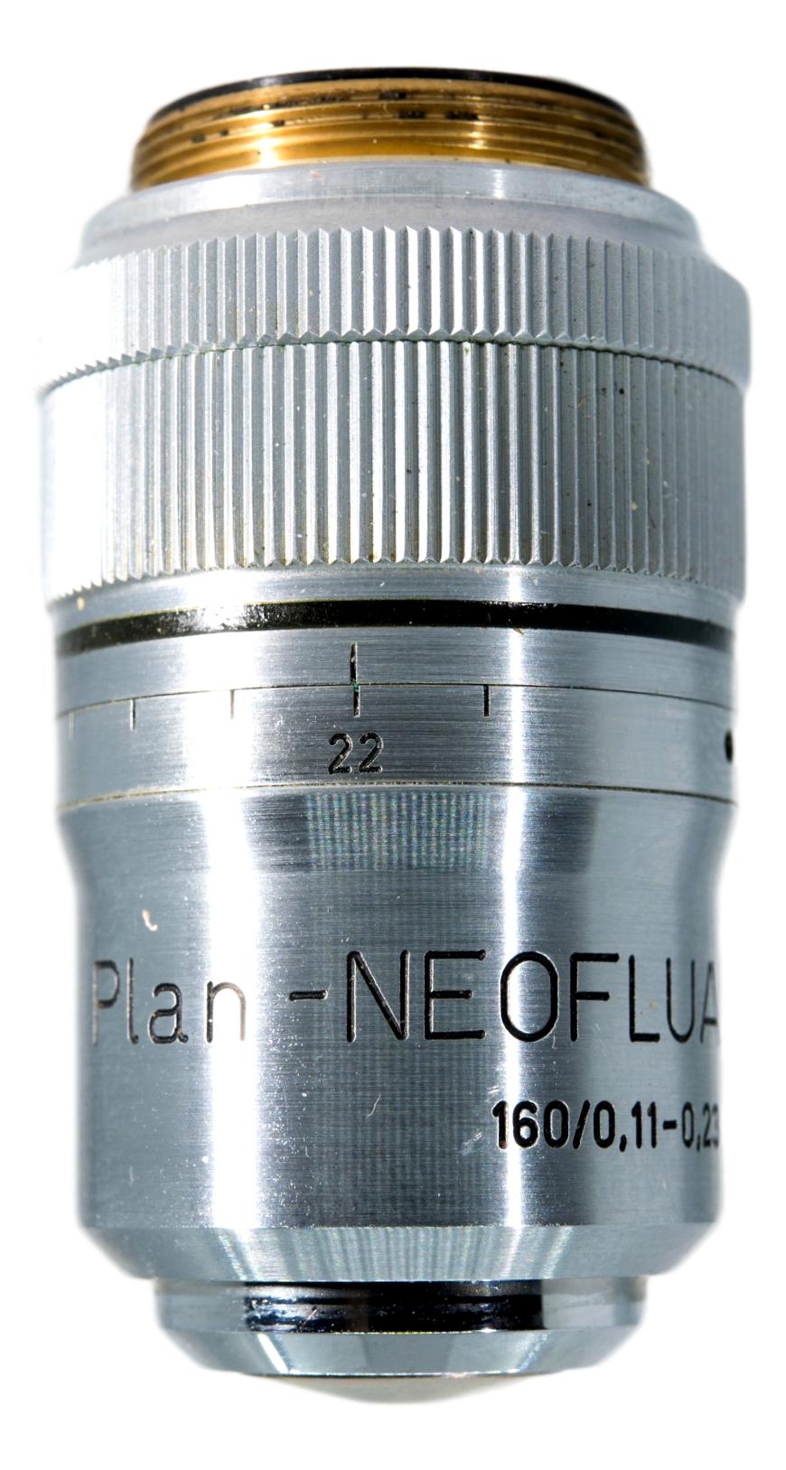 Zeiss 63x Plan-Neofuar Correction Collar Objective – Microscope Central