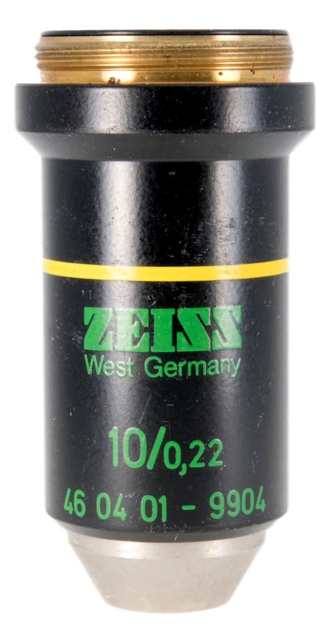 Zeiss 10x Ph1 Objective Cat.#: 46 04 01-9904 – Microscope Central