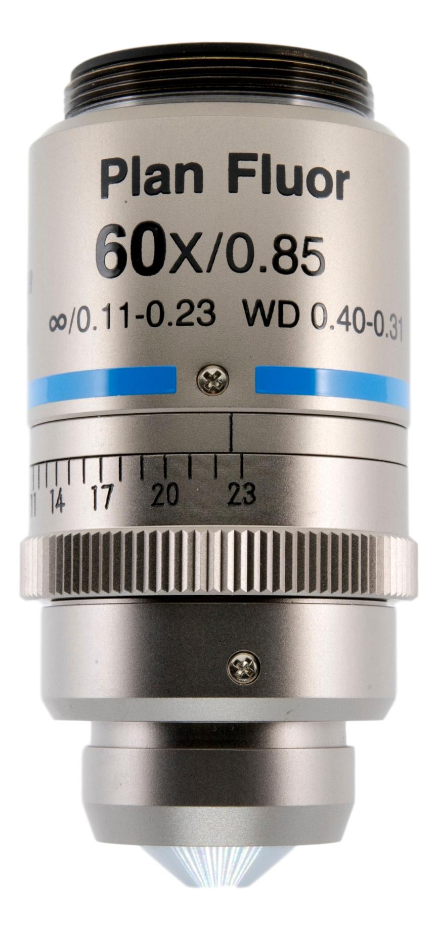 Nikon 60x Plan Fluor Correction-Collar DIC Infinity Corrected Objectiv ...