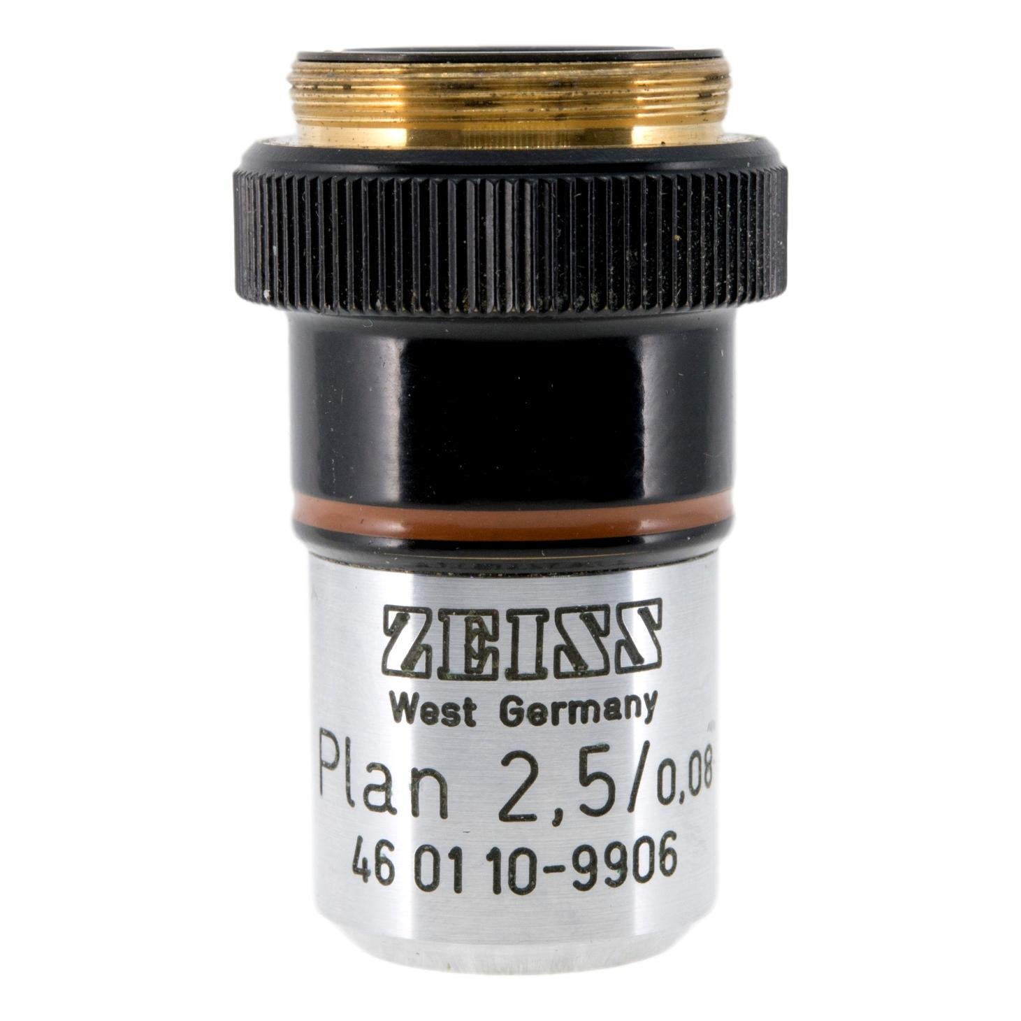 Zeiss 2.5x Plan Objective 46 01 10-9906 – Microscope Central