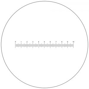 10mm / 100 Division Eyepiece Reticle – Microscope Central