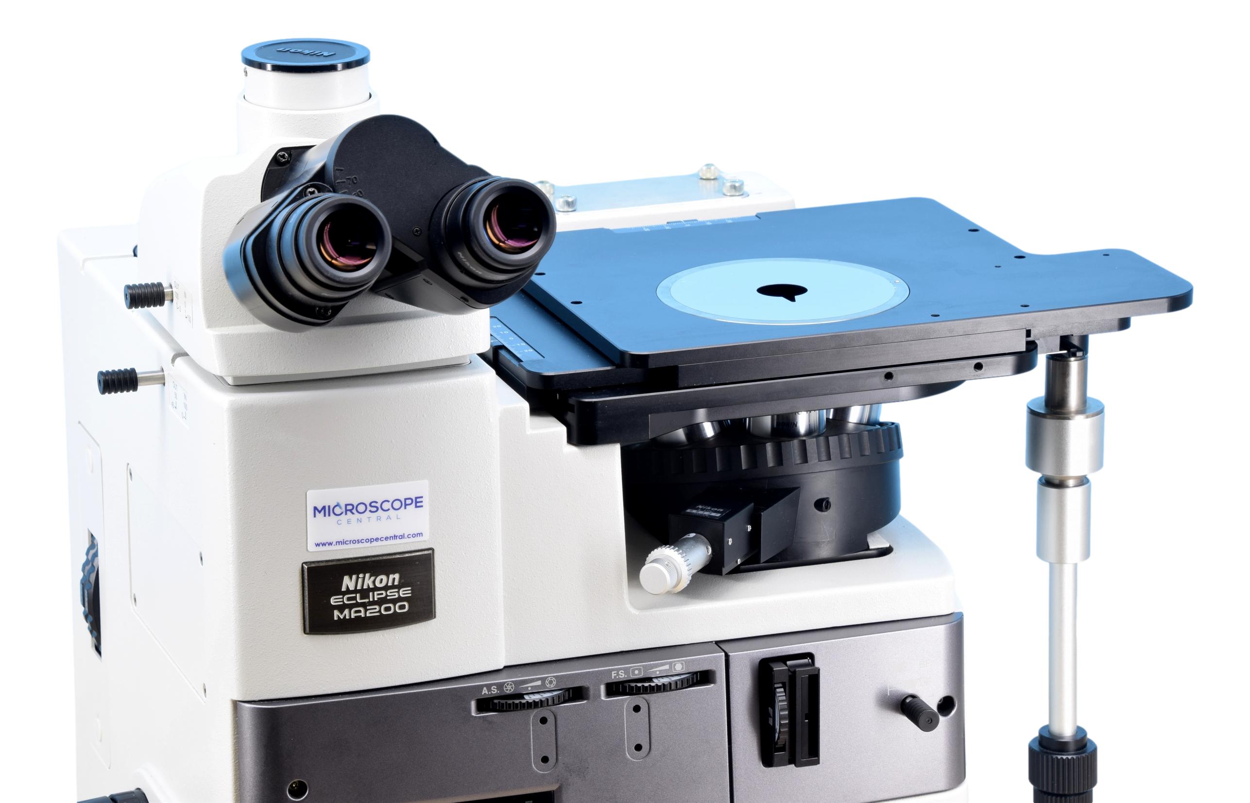 Nikon MA200 Inverted Metallurgical Microscope - Brightfield, Darkfield ...