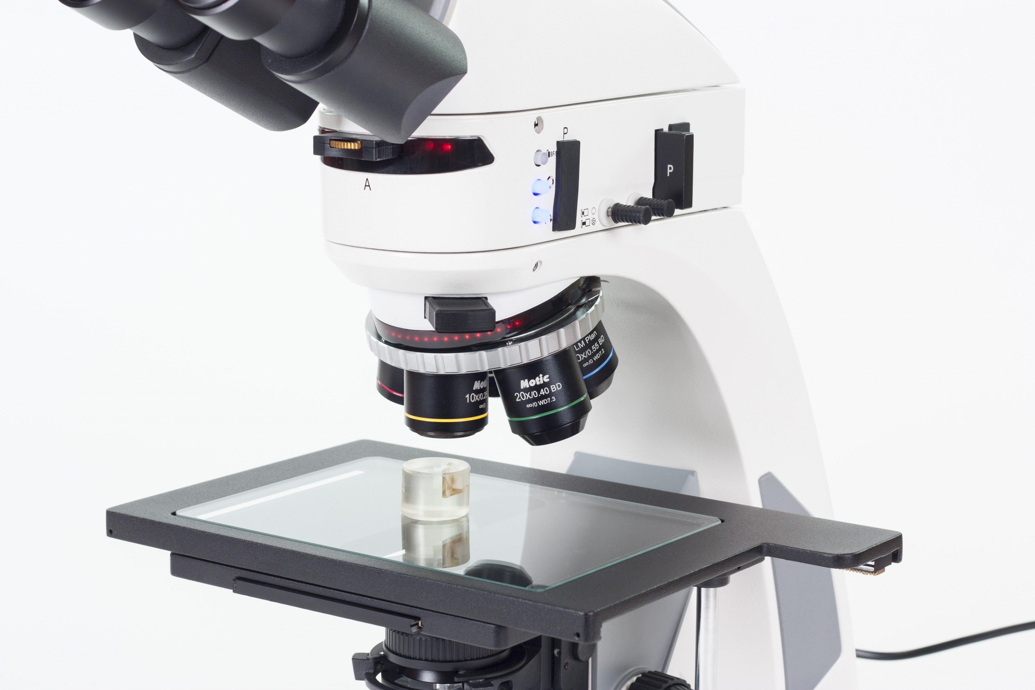 Motic Panthera TEC Metallurgical Brightfield / Darkfield Microscope ...