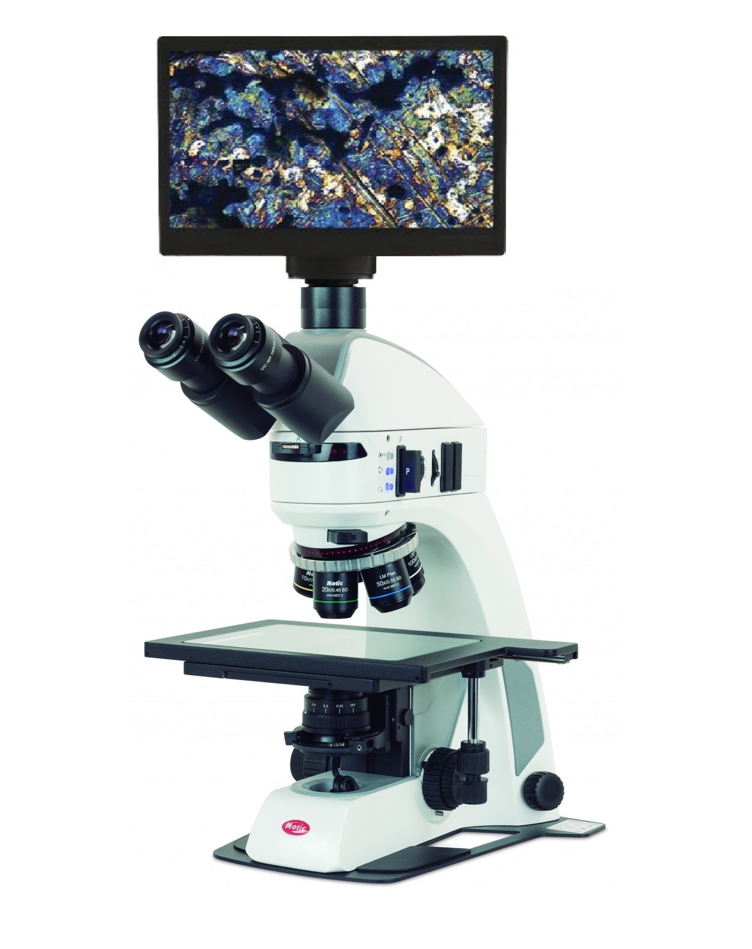 Motic Panthera Metallurgical Brightfield / Darkfield 4K Digital Micros ...