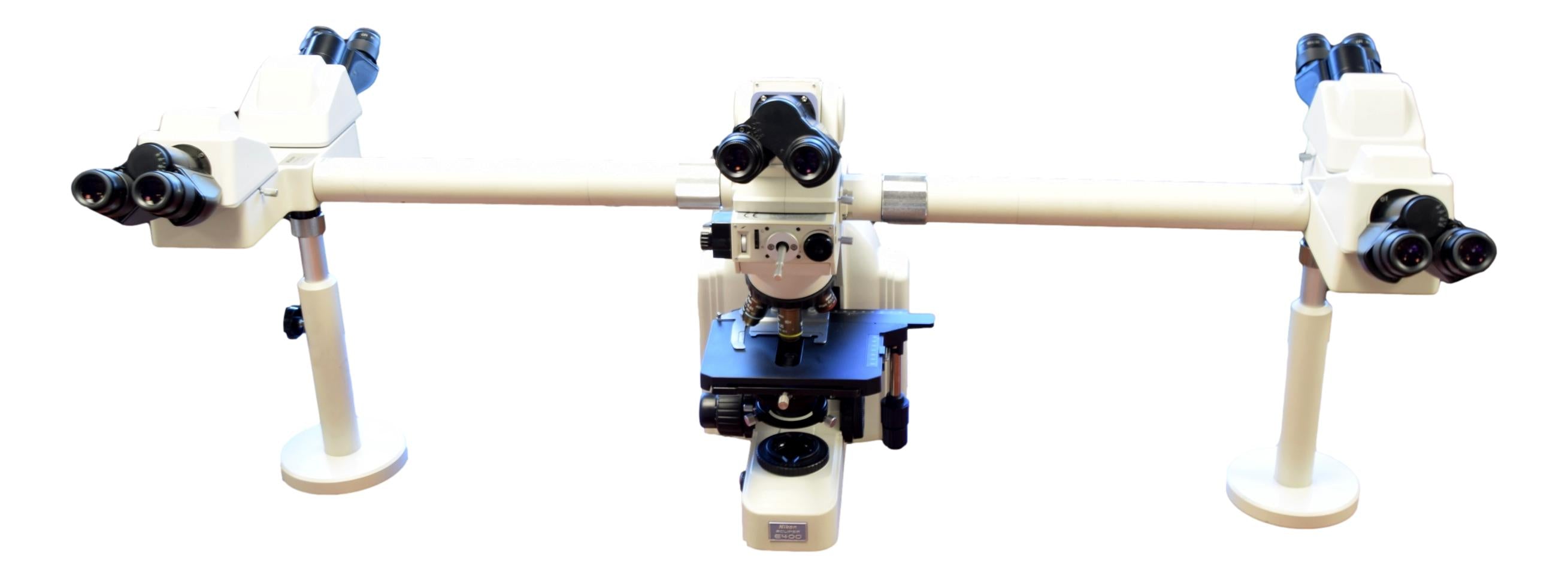 Nikon E400 5 Head Pathology Microscope – Microscope Central