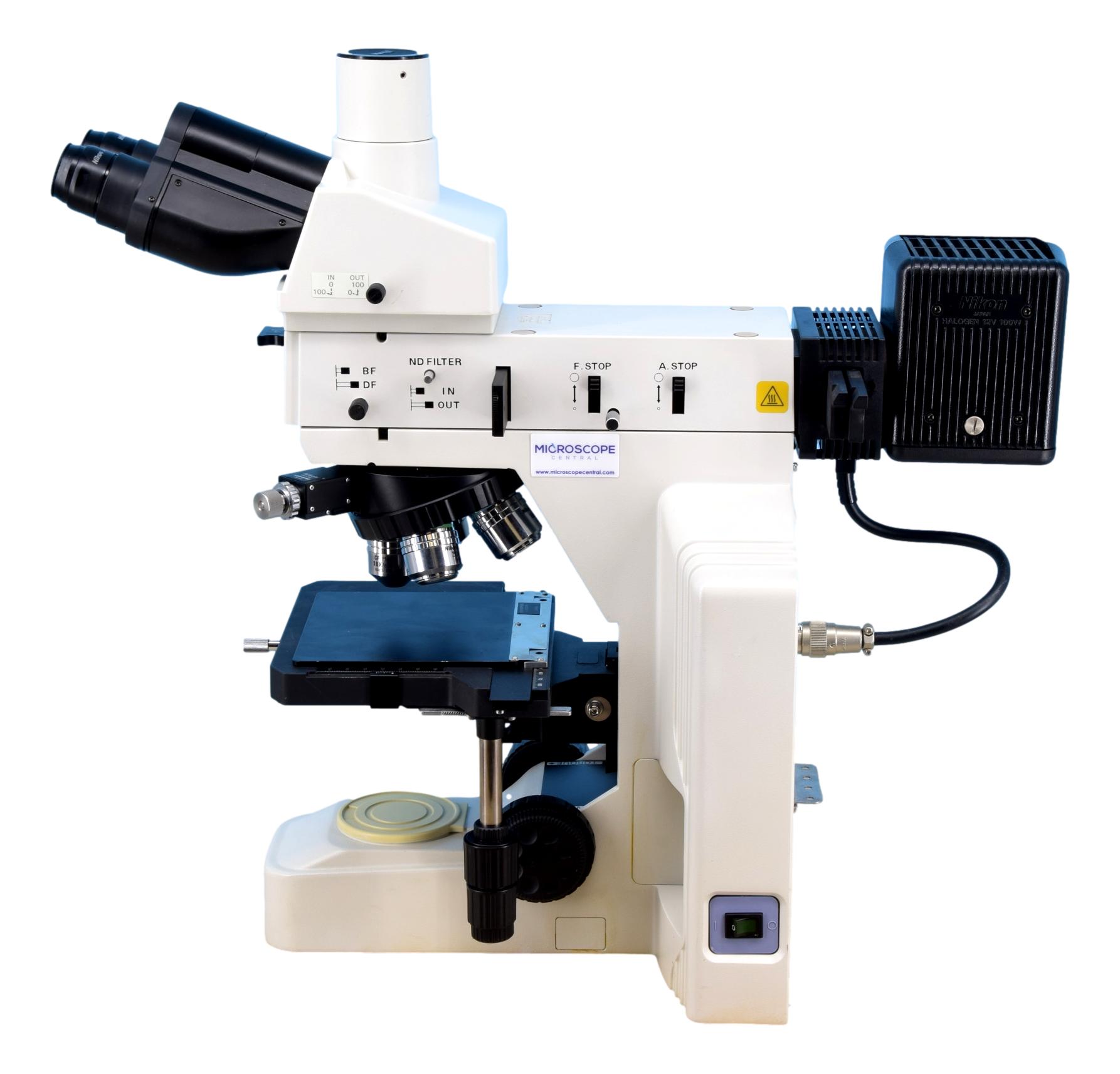 Nikon ME600 Brightfield & Darkfield Reflected Light Microscope ...