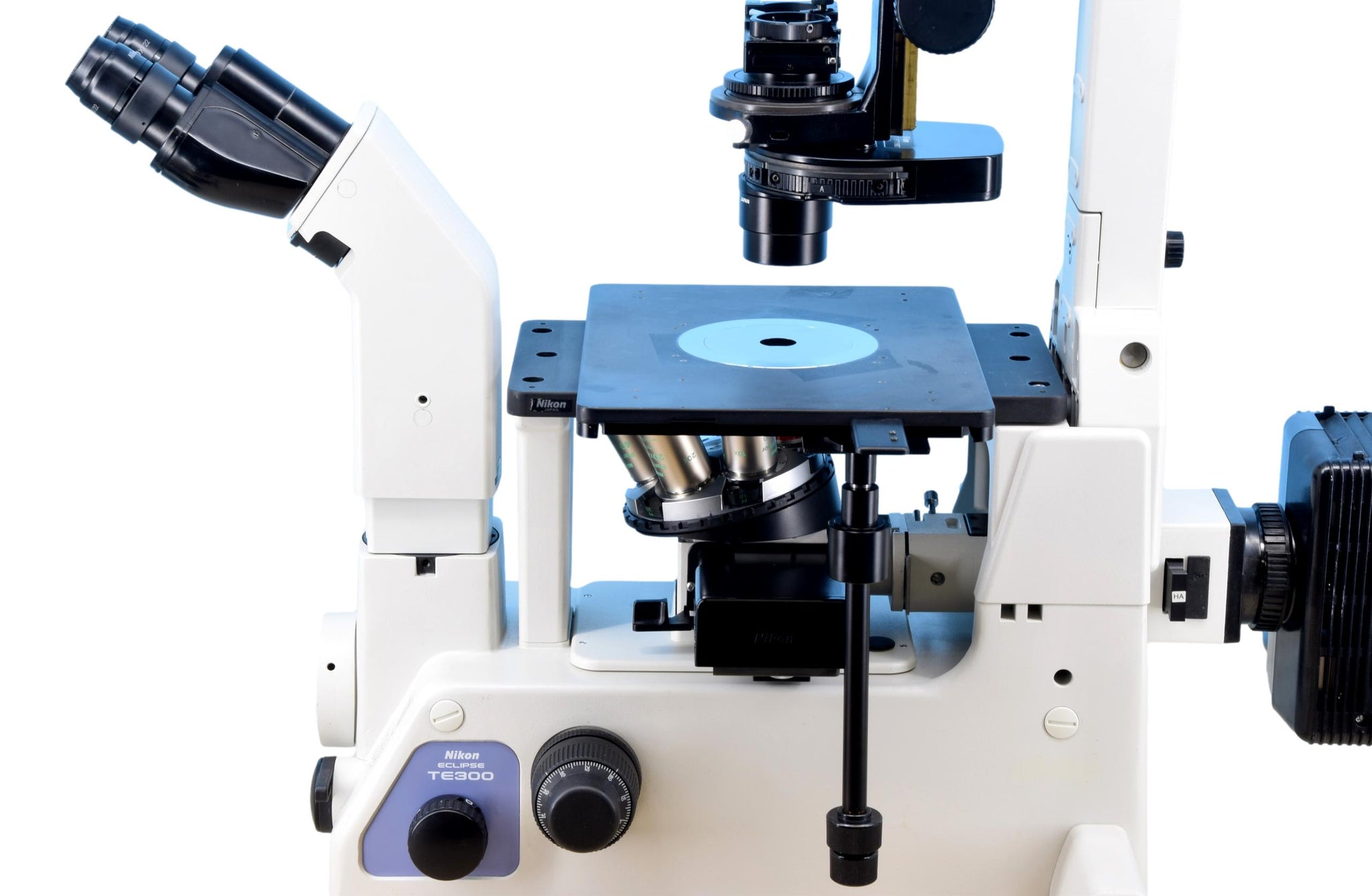 Nikon TE300 Inverted Phase Contrast DIC Fluorescence Microscope ...