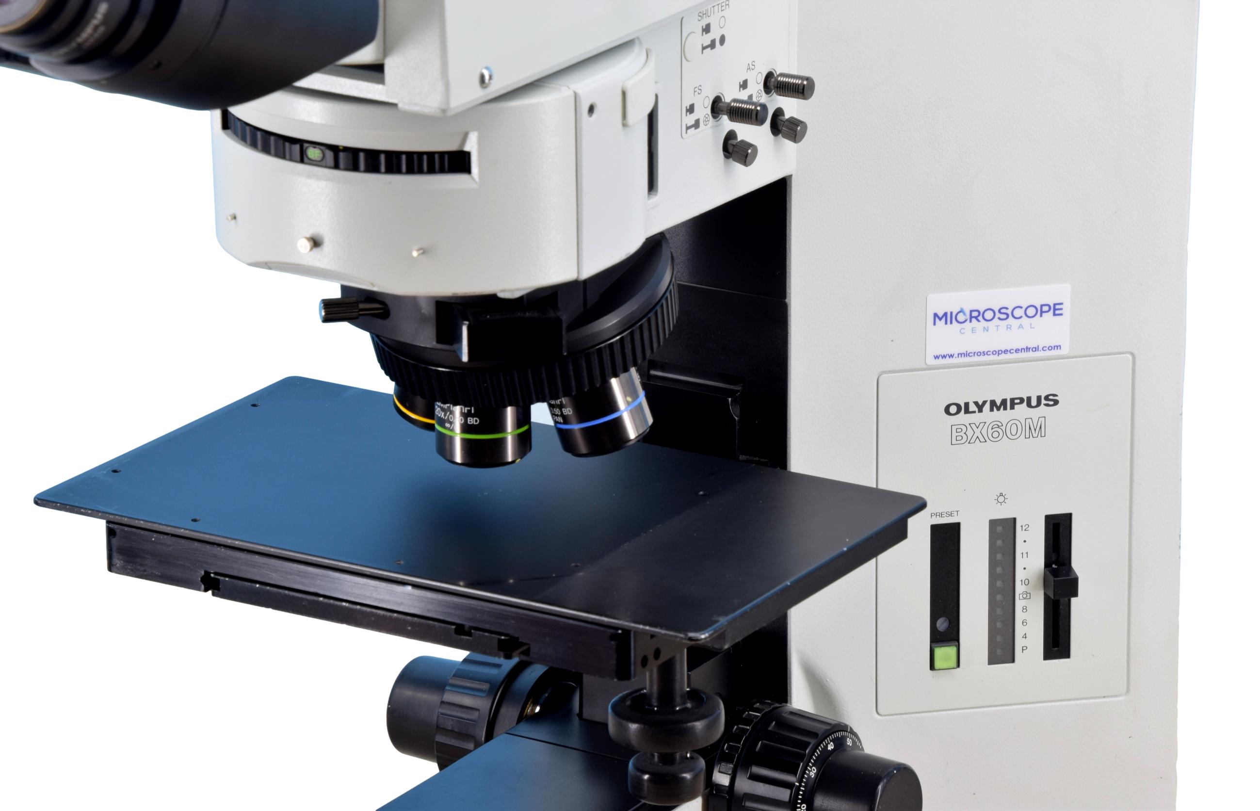 Olympus BX60M Reflected Light Brightfield & Darkfield Microscope ...