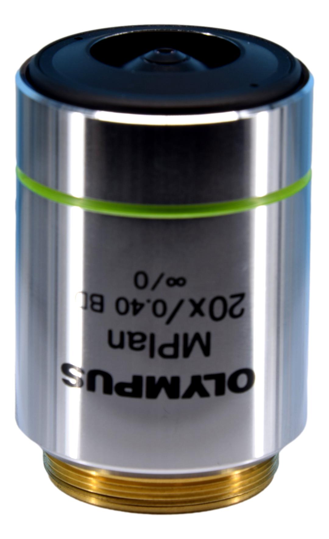 Olympus MPlan 20x BD Microscope Objective | Brightfield / Darkfield – Microscope Central