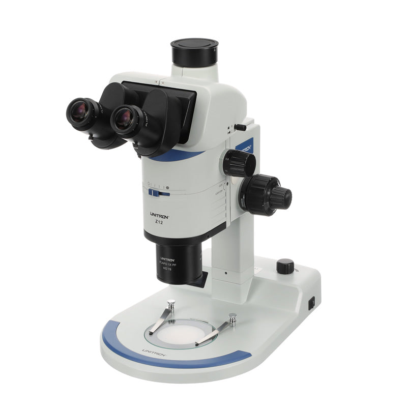 Unitron Z12 Stereo Zoom Microscope on LED Stand 6.3x - 80x – Microscope ...