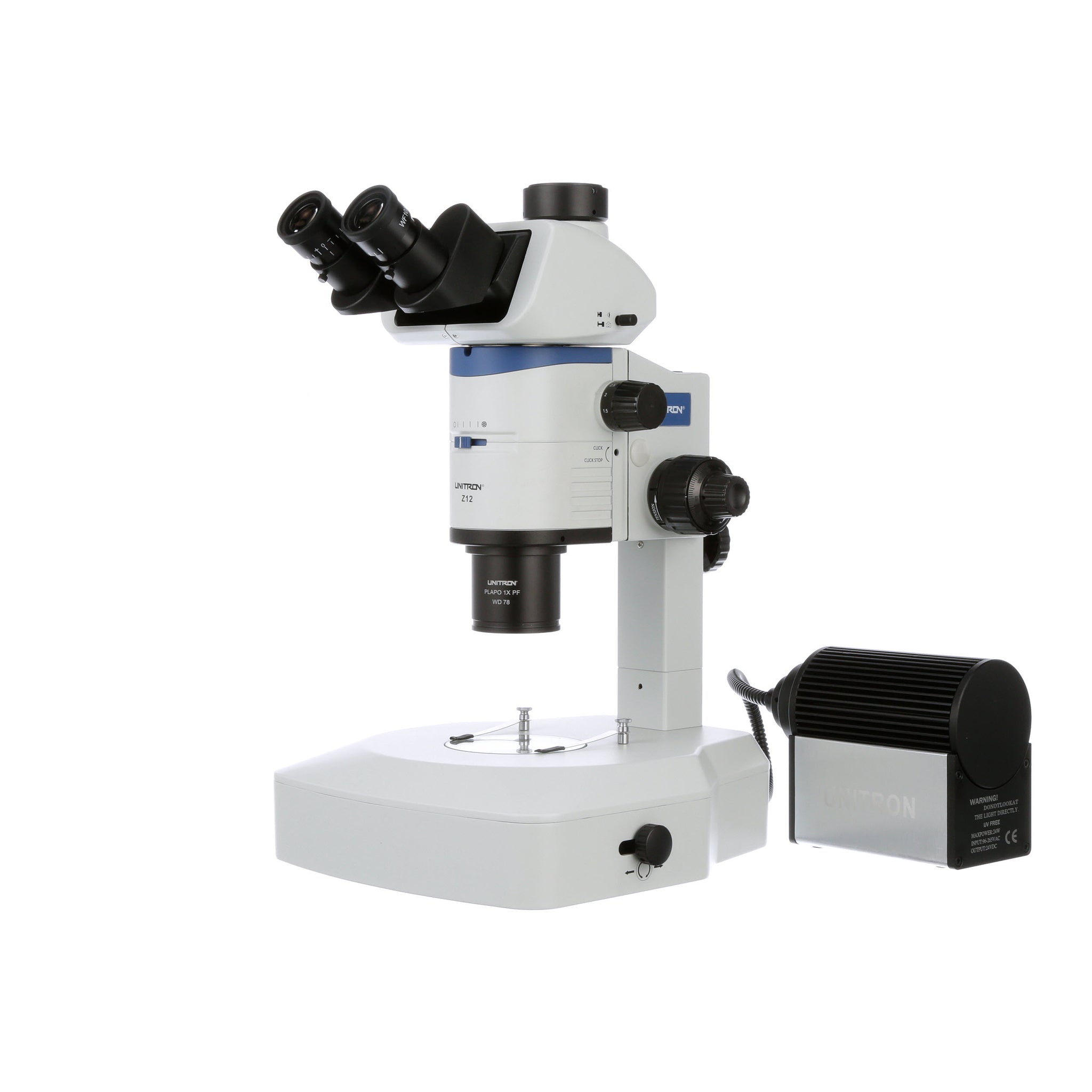 Unitron Z12 Stereo Zoom Microscope on Diascopic Stand 6.3x - 80x ...
