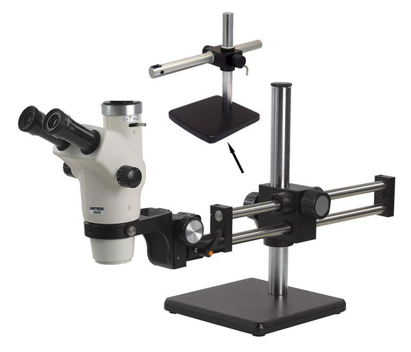 Unitron Z650HR Zoom Stereo Microscope on Boom Stand – Microscope Central
