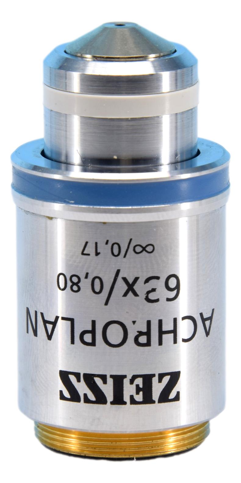 Zeiss AchroPlan 63x Microscope Objective – Microscope Central