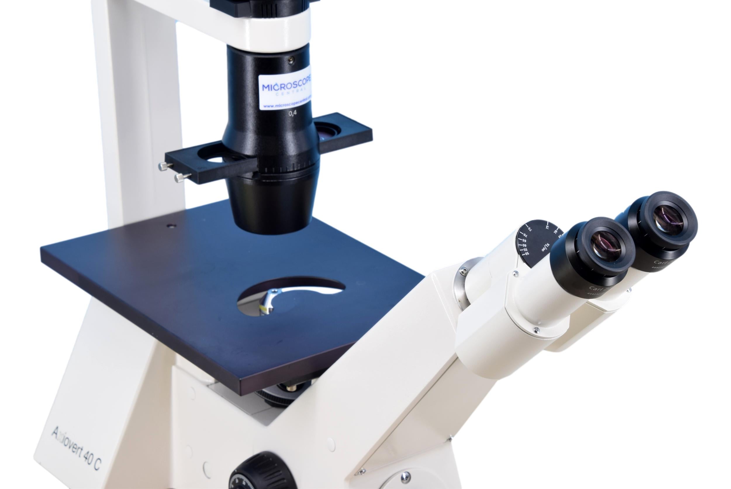 Zeiss Axiovert 40 C Inverted Phase Contrast Microscope – Microscope Central