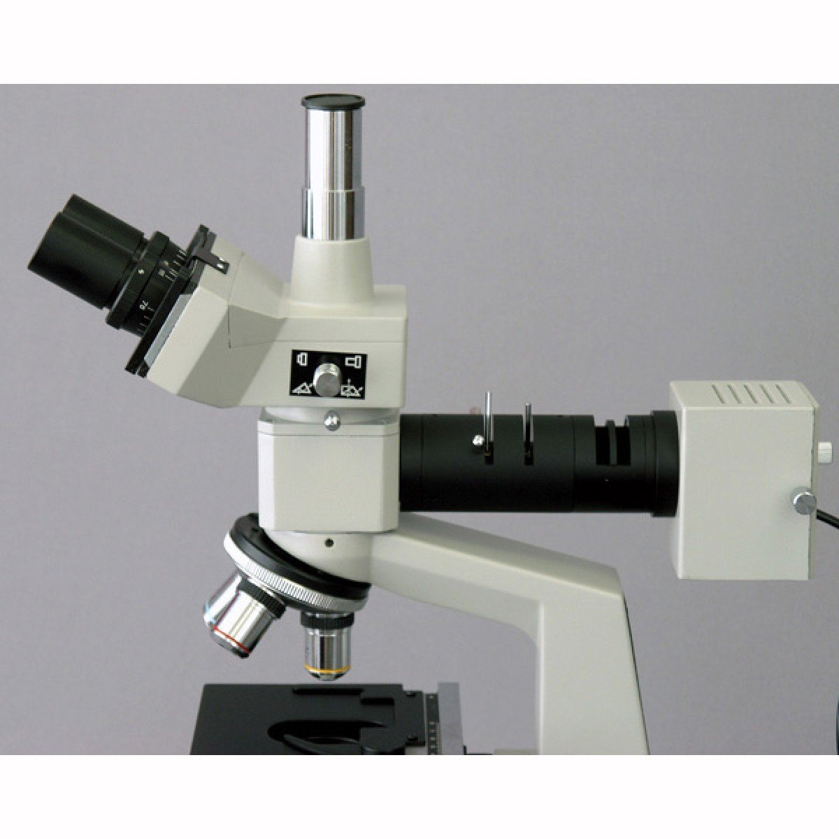 AmScope Trinocular Metallurgical Microscope 40X-800X – Microscope Central